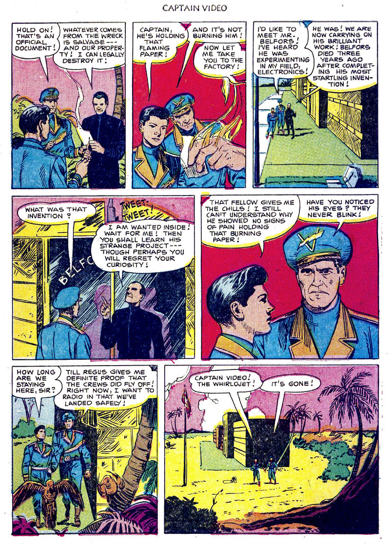 Pappy's Golden Age Comics Blogzine: Number 2394: Captain Video vs A.I.