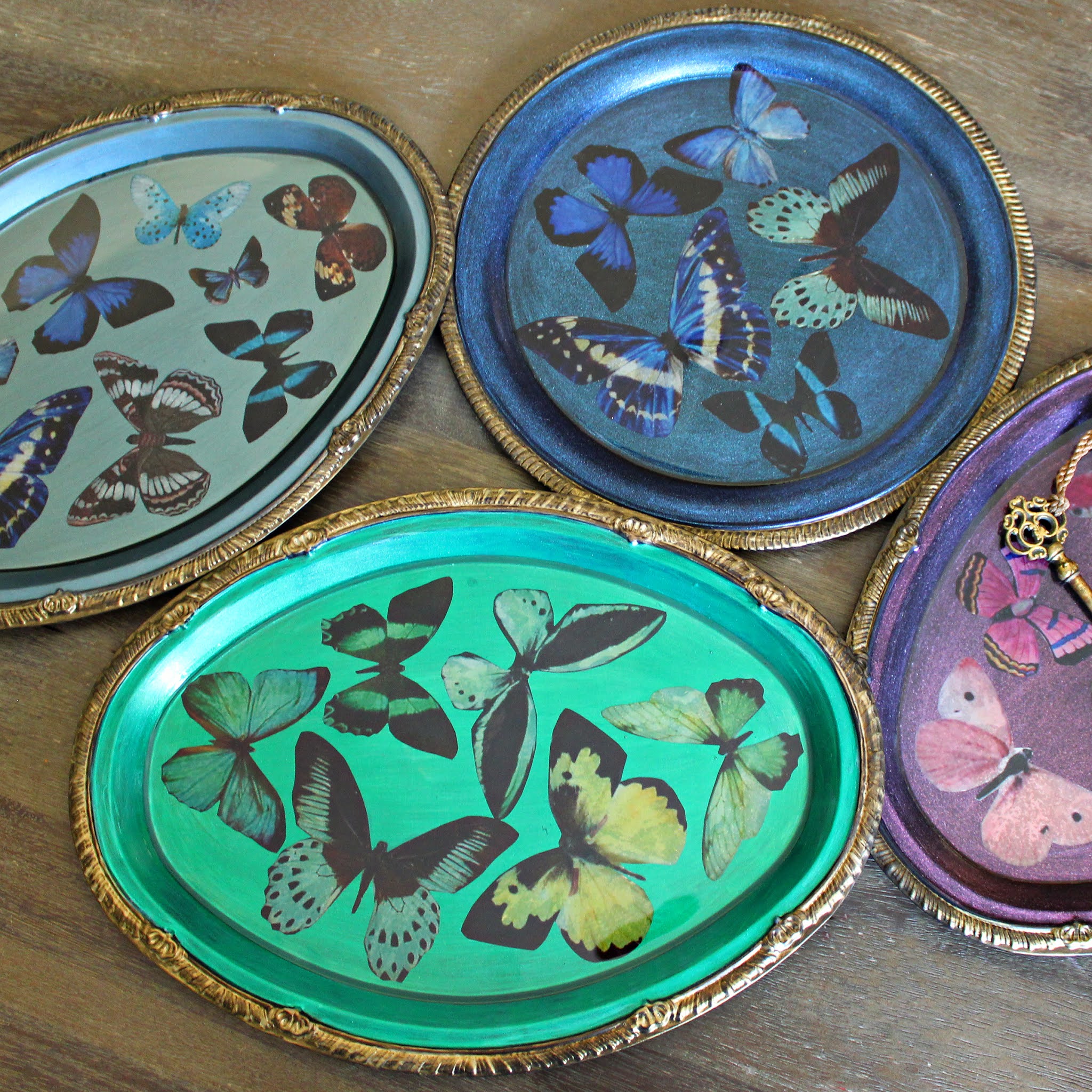 Mark Montano: Resin Butterfly Trays