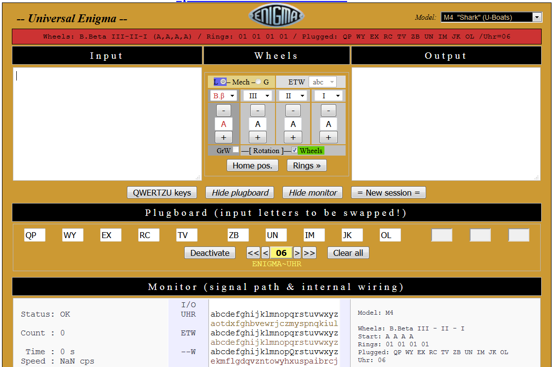 Arduino Enigma Machine Simulator : 2020