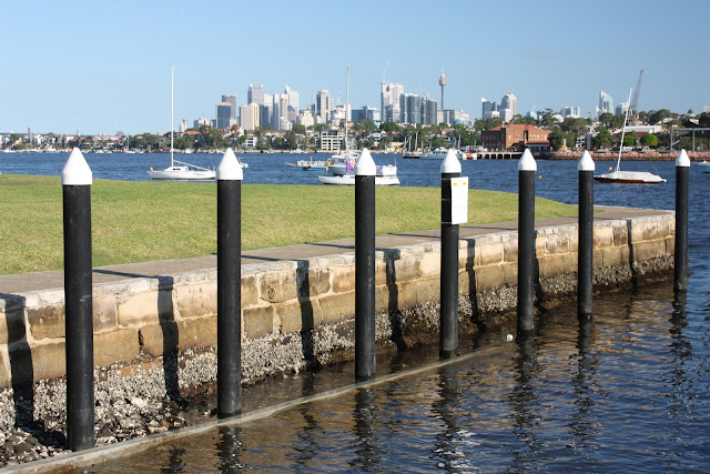 Sydney - City and Suburbs: Woolwich, mooring posts