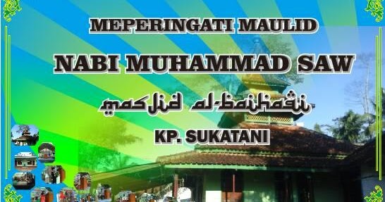 sniver YMY: CONTOH BANNER SPANDUK BALIHO MAULID NABI MUHAMMAD YANG INDAH