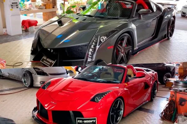 P.S Modify transforma el Toyota MR2 en un Lamborghini Veneno en una ...