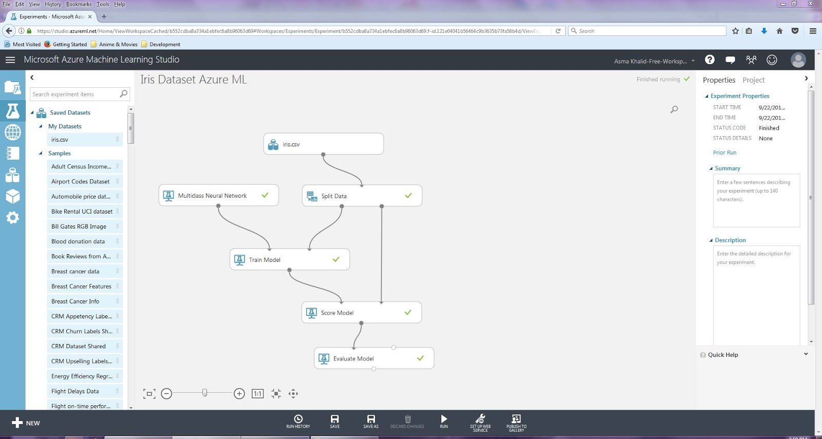 Azure Machine Learning: Classification Predictive Analysis using Iris ...