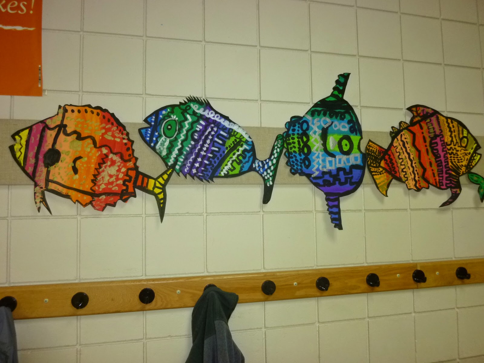 Mrs. Werner's Art Room: 2nd Grade Warm and Cool Color Fish