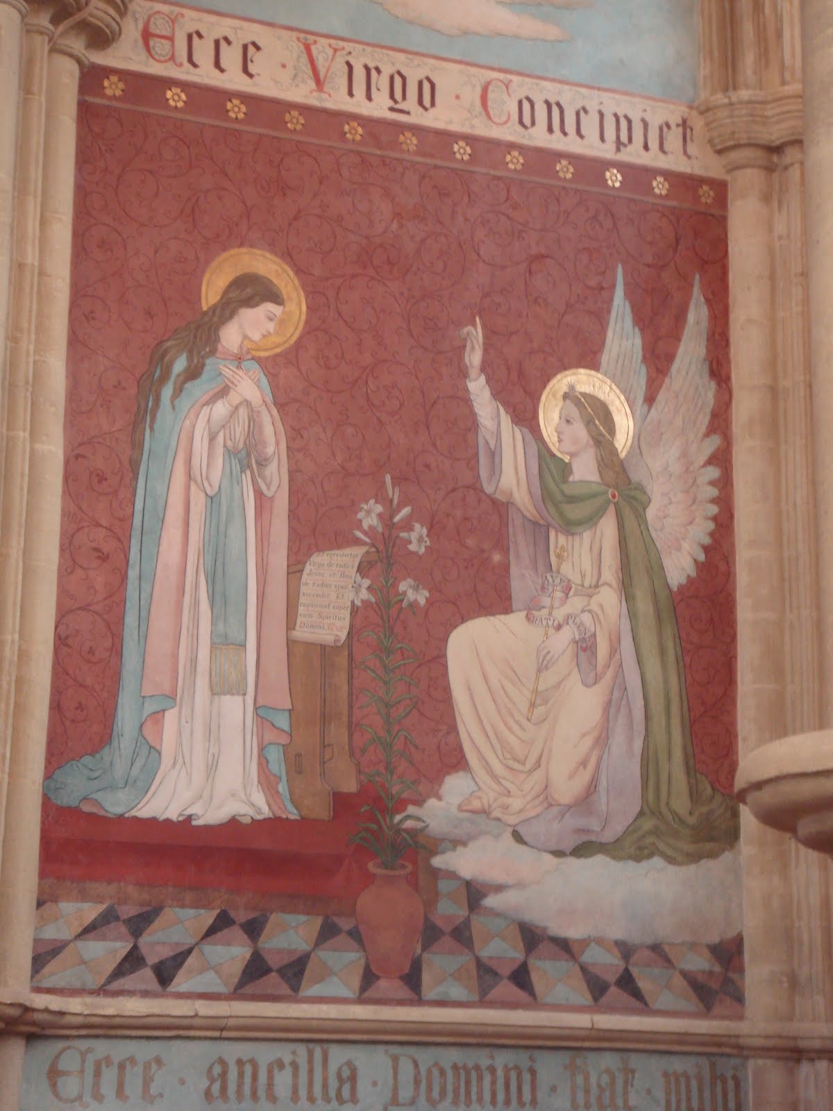A Clerk of Oxford: The Annunciation: Ecce ancilla domini
