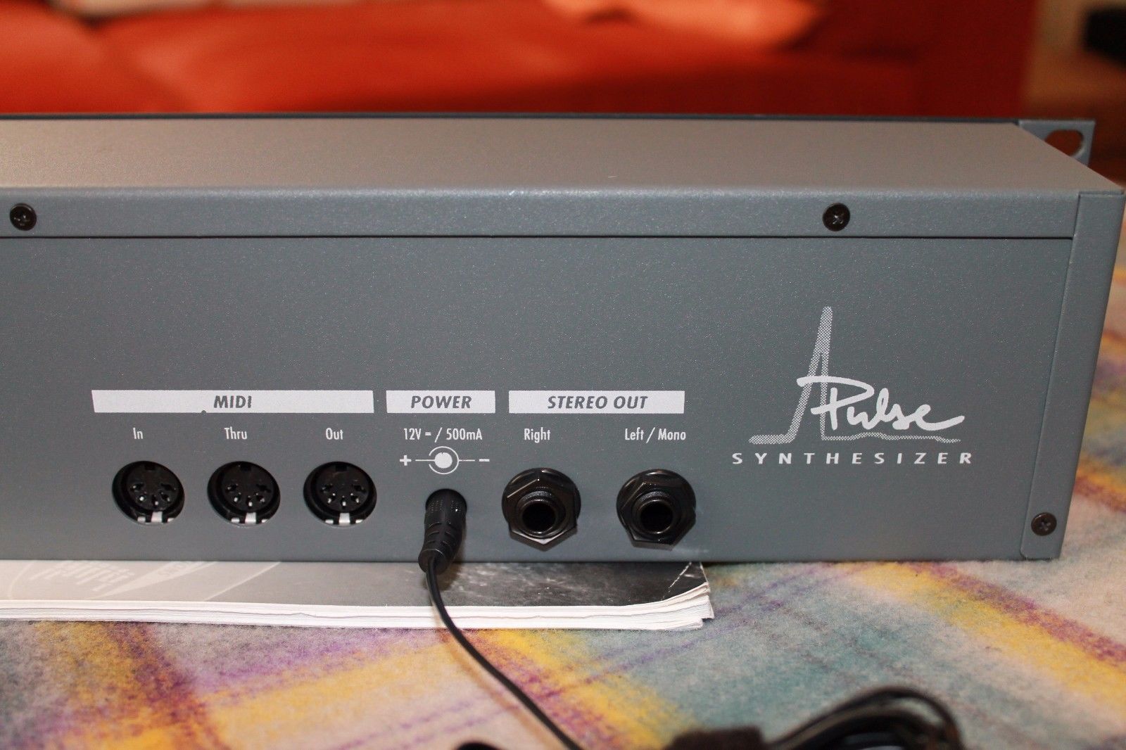 MATRIXSYNTH: Waldorf Pulse Analog Synthesizer Rack Module SN 96511734