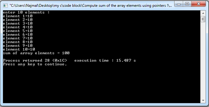 C Programs ~ ECWORKS