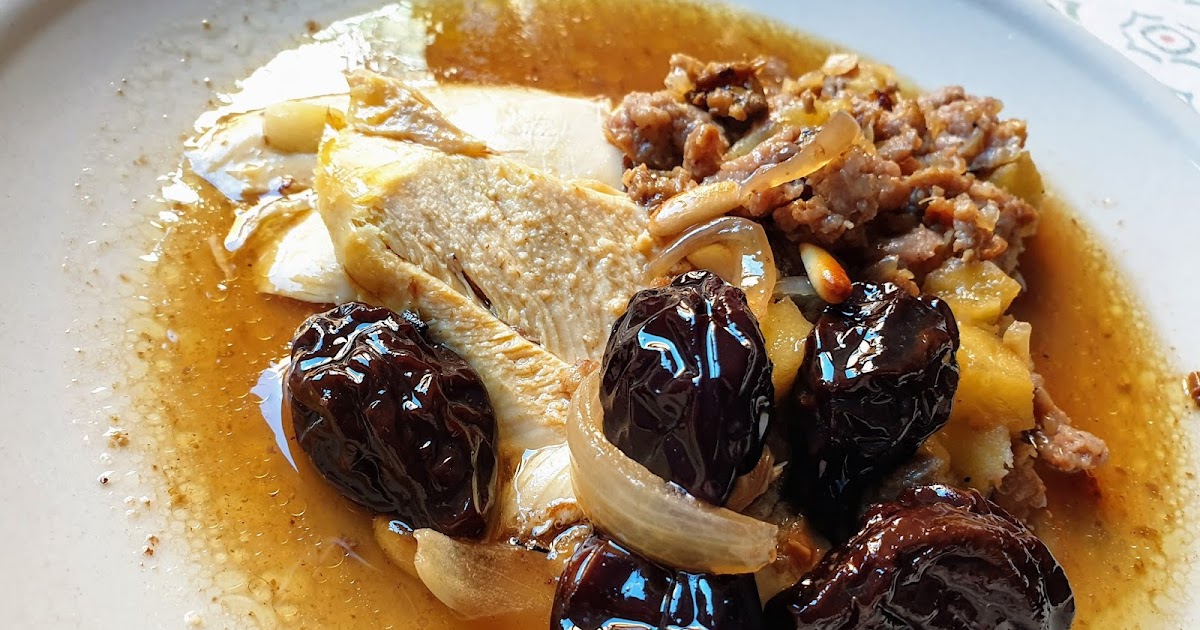 POLLASTRE FARCIT DE BOTIFARRA AMB CEPS