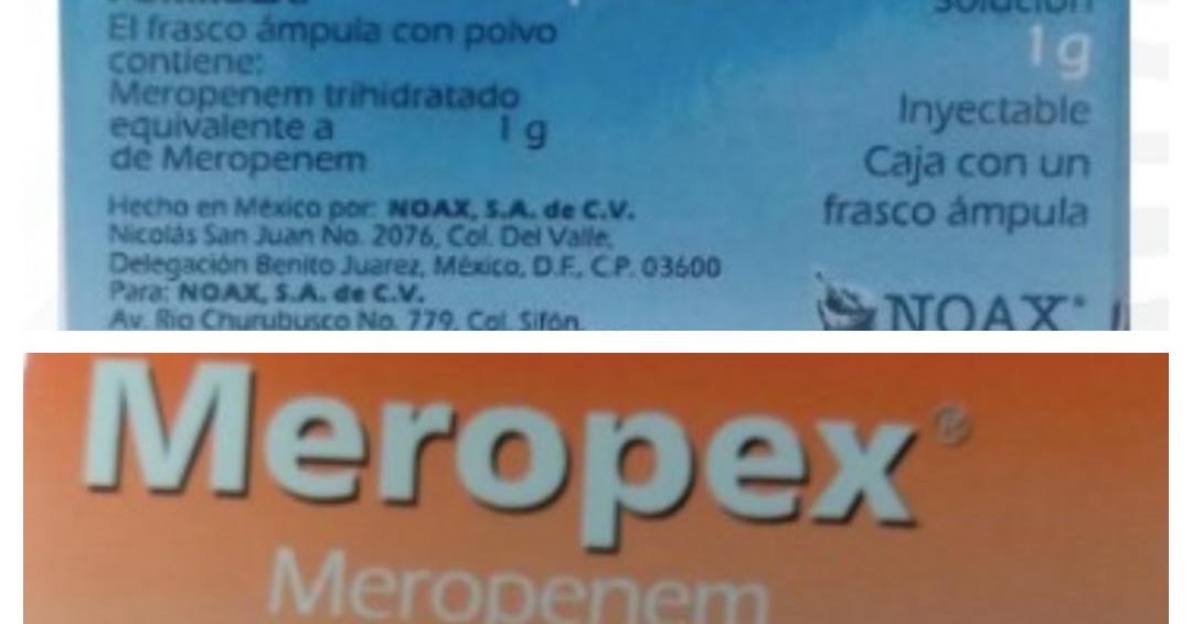 Alerta Cofepris por medicamento falsificado; Meropex en dos ...