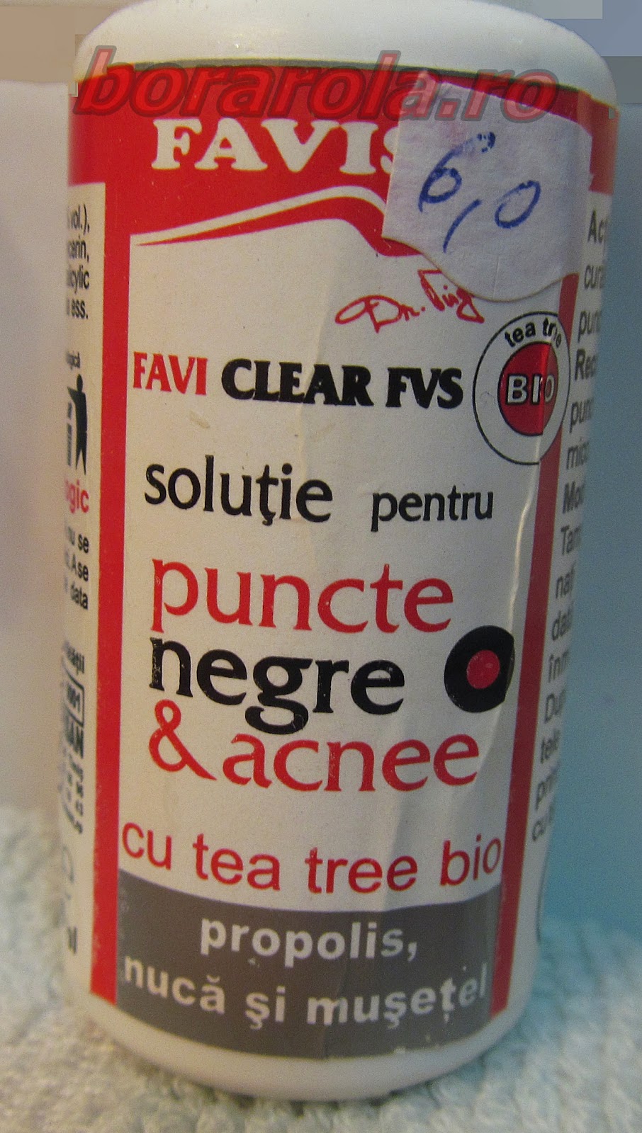 Solutie pentru puncte negre si acnee