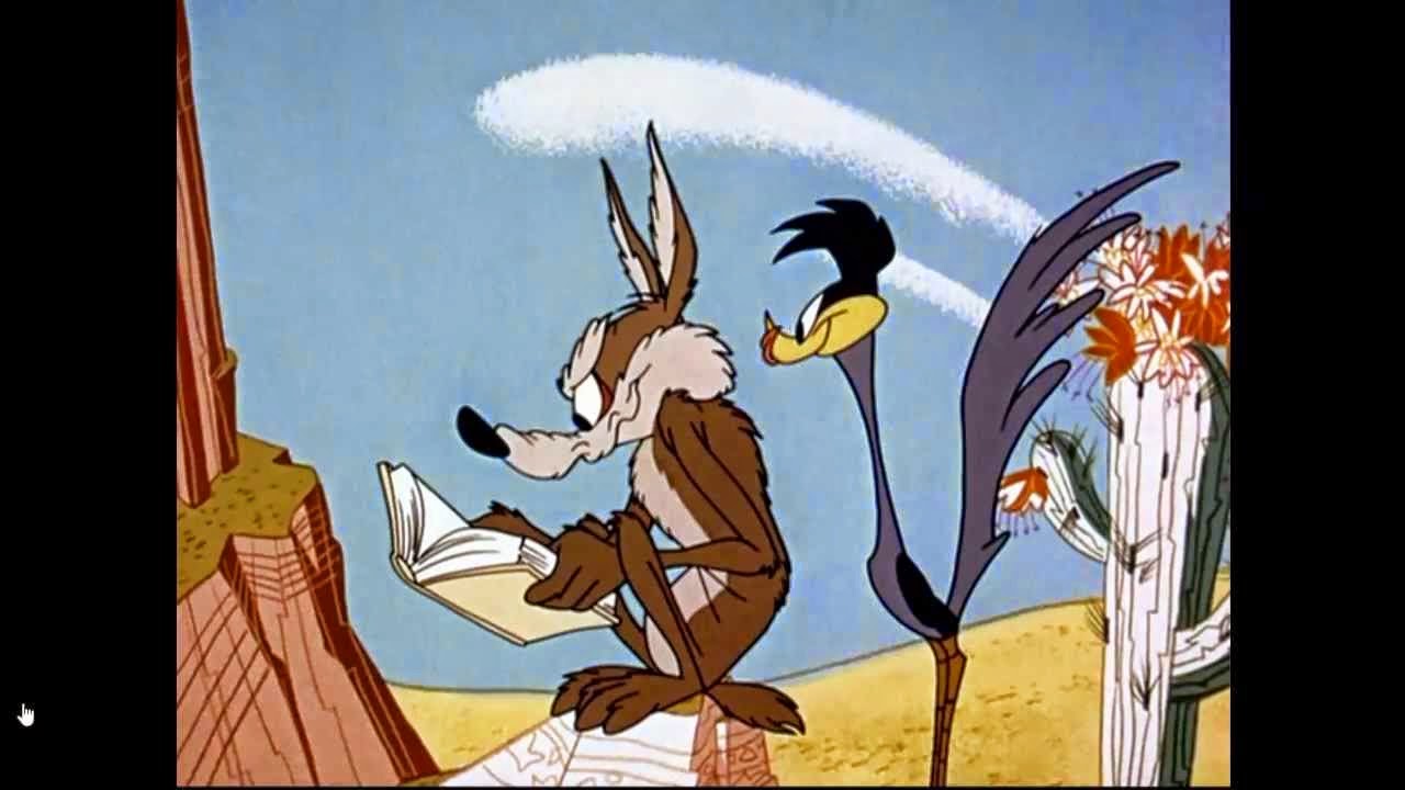 Papa Léguas e Coyote - Cia dos Gifs