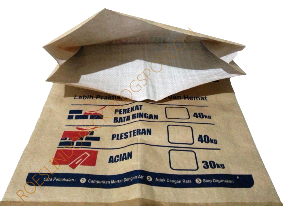 Karung kertas, Paper sack, Sak kertas laminasi, Paper bag