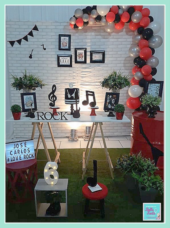Tema "Rock" na Empório Bella Fiesta-Locações e Decorações para Festas ...
