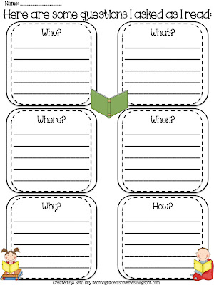 Second Grade Discoveries with Miss Bily: Question Words