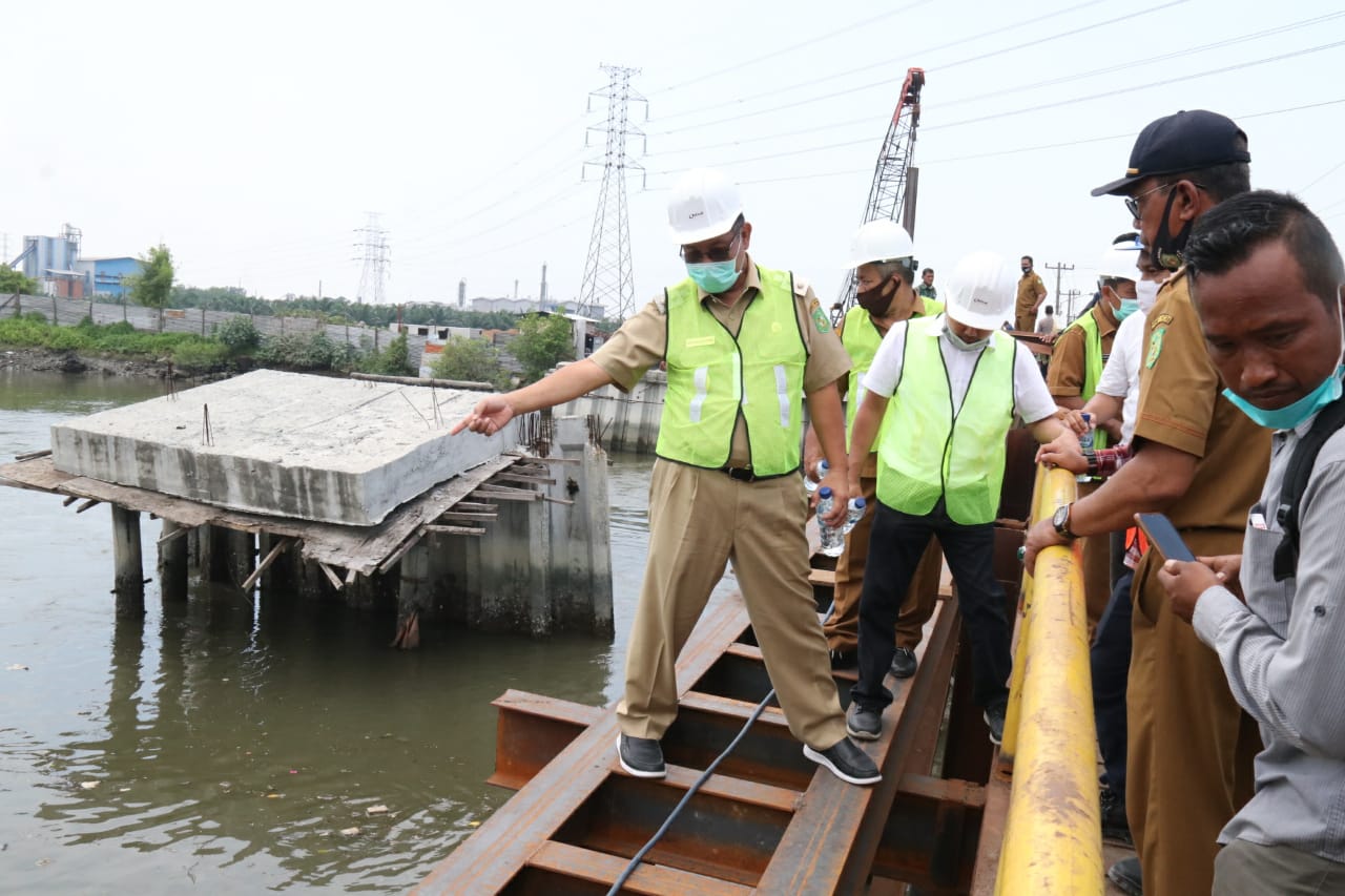 Pembangunan Jembatan Titi Dua Sicanang Dimulai, Akhyar Optimis Desember ... Pembangunan Jembatan Titi Dua Sicanang Dimulai, Akhyar Optimis Desember ...