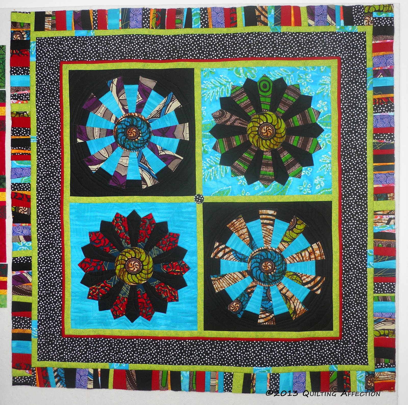 Quilting Affection Designs: African Quilt Finished!