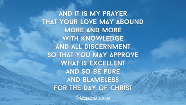 Philippians 1-9-10 - Daily Devotionals