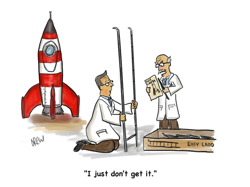 Cartoons I Drew: Rocket Scientists