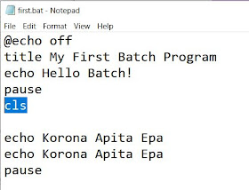 Batch Programming පළමු පාඩම | ElaKiri