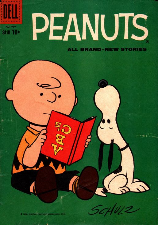 Old Comics world: Four Color Comic 969 - Peanuts (1958) - Dell
