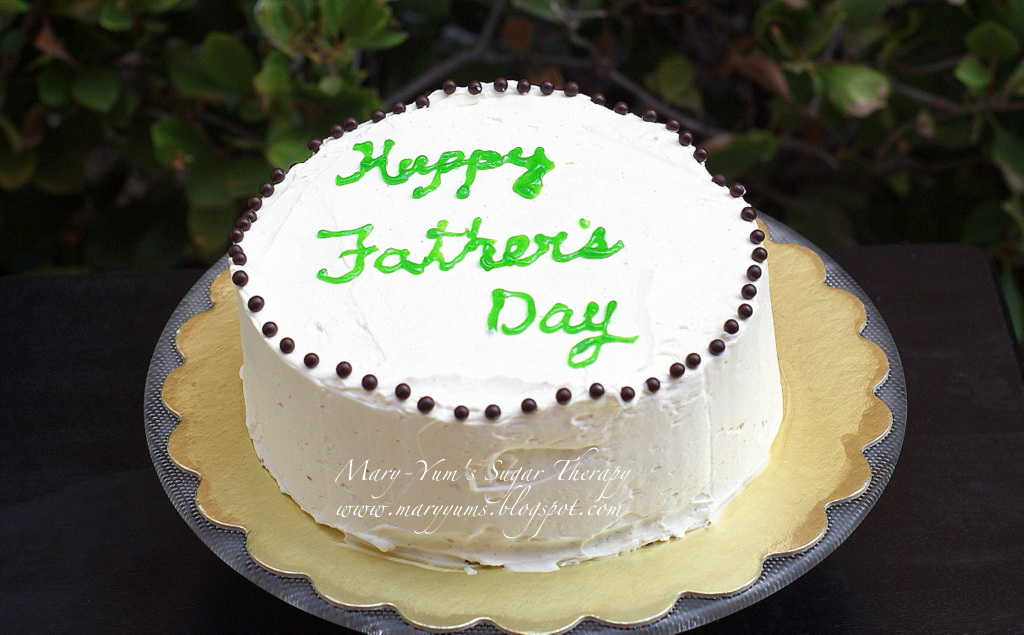 Mary-Yum's Sugar Therapy: Father's Day Cake
