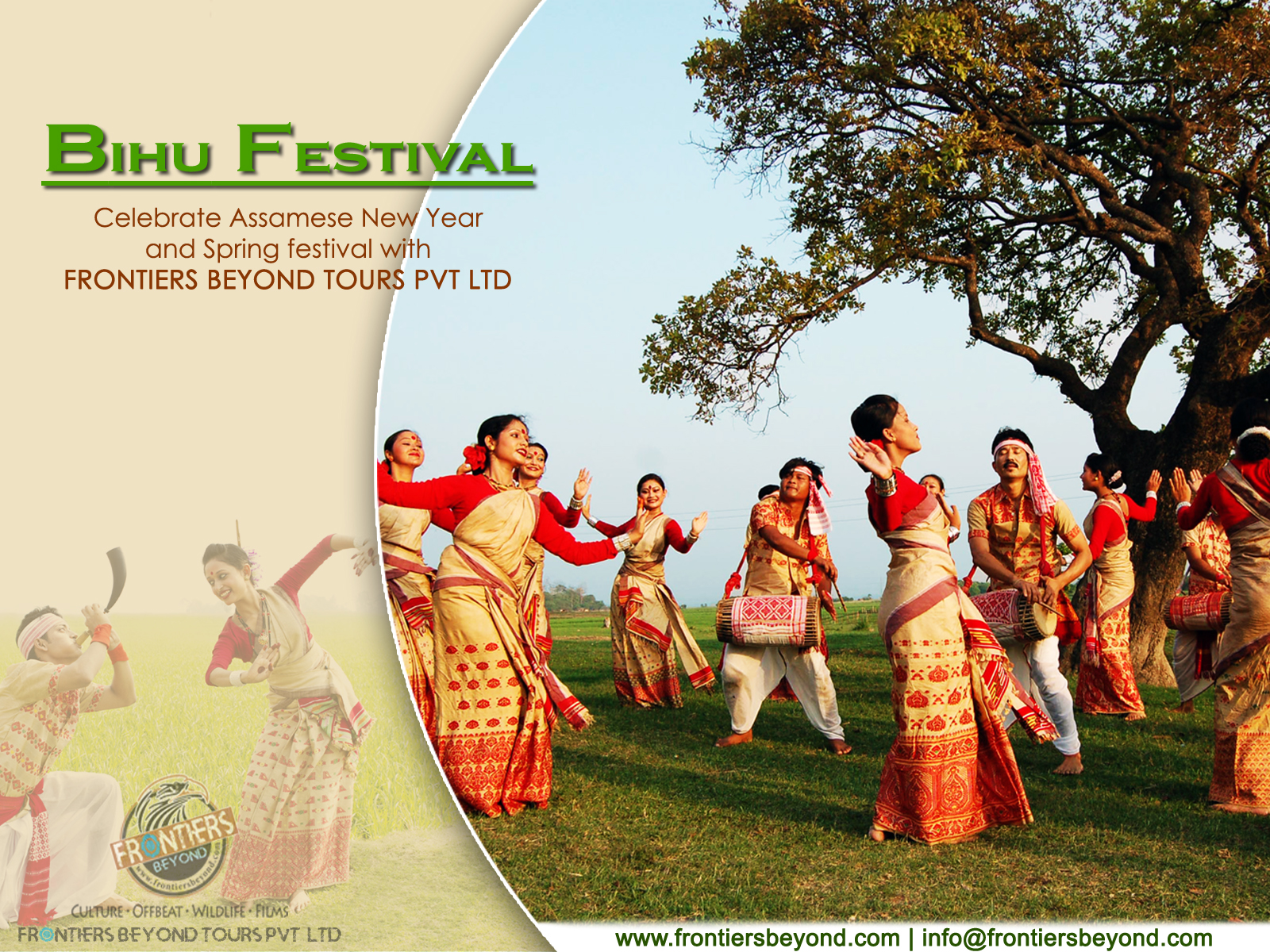 Frontiers Beyond- Tour Operators Delhi: Bohag Bihu – Bihu Dance – Assam ...