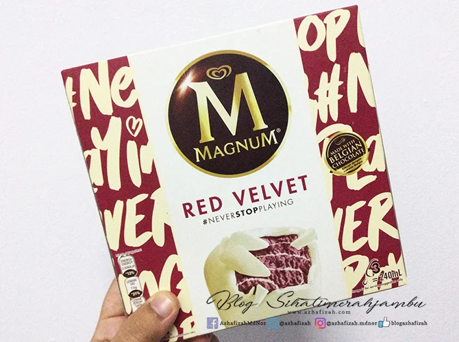 Aiskrim Magnum Red Velvet Terlajak Sedap! | Blog Sihatimerahjambu