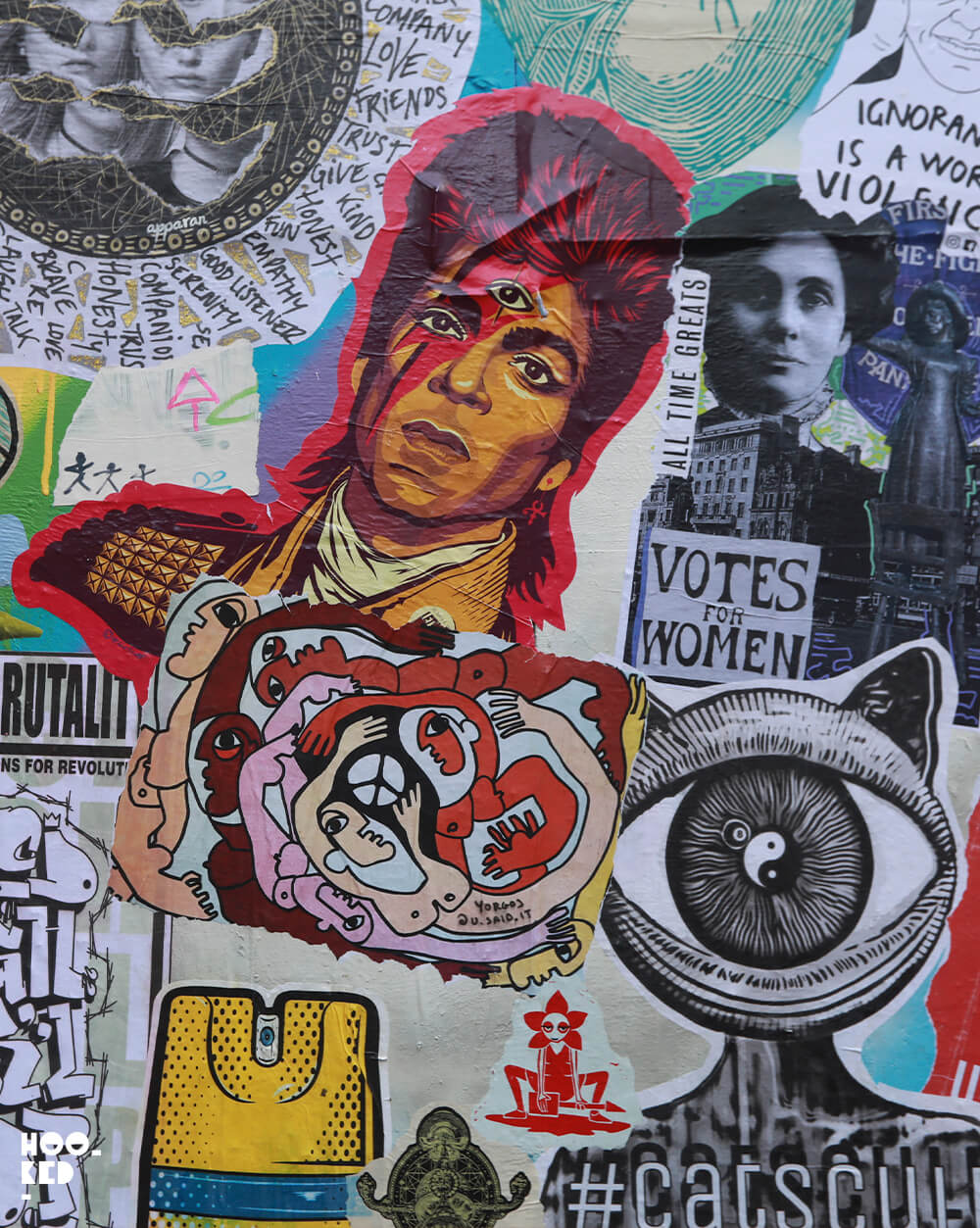 Street Art at the London International Paste up Festival | Hookedblog ...