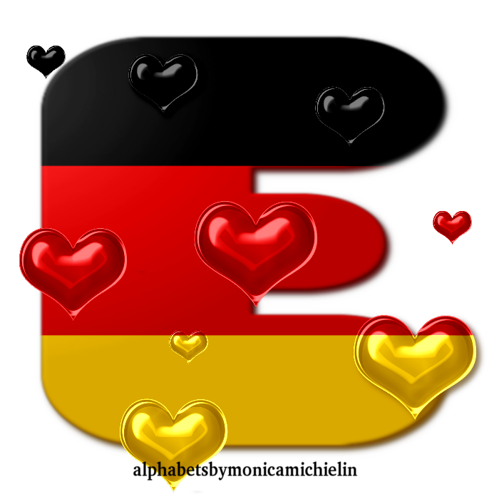 M. Michielin Alphabets: ALPHABET FLAG OF GERMANY AND ICONS PNG ...