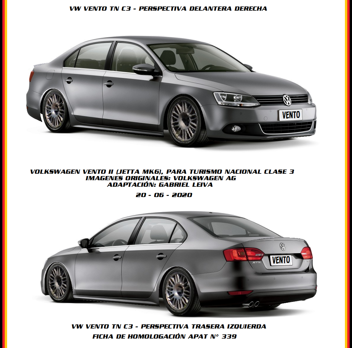 VEHÍCULOS EN GENERAL: 967 - VOLKSWAGEN VENTO EN EL TURISMO NACIONAL ...