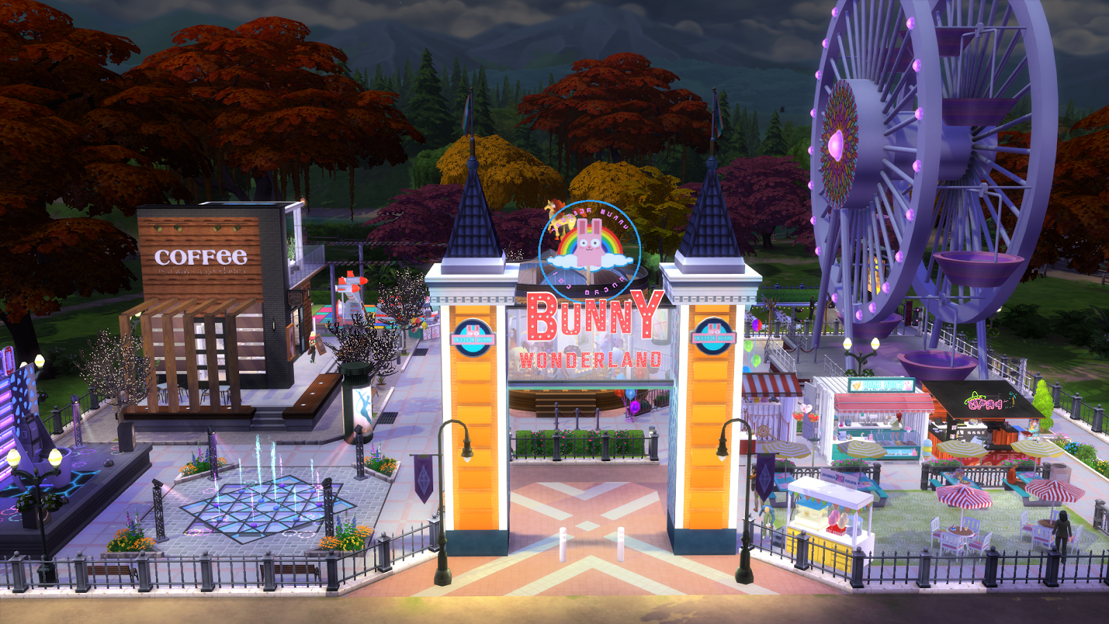 sim house design workshop: Sims 4 Bunny Wonderland ----- 兔仔游乐园