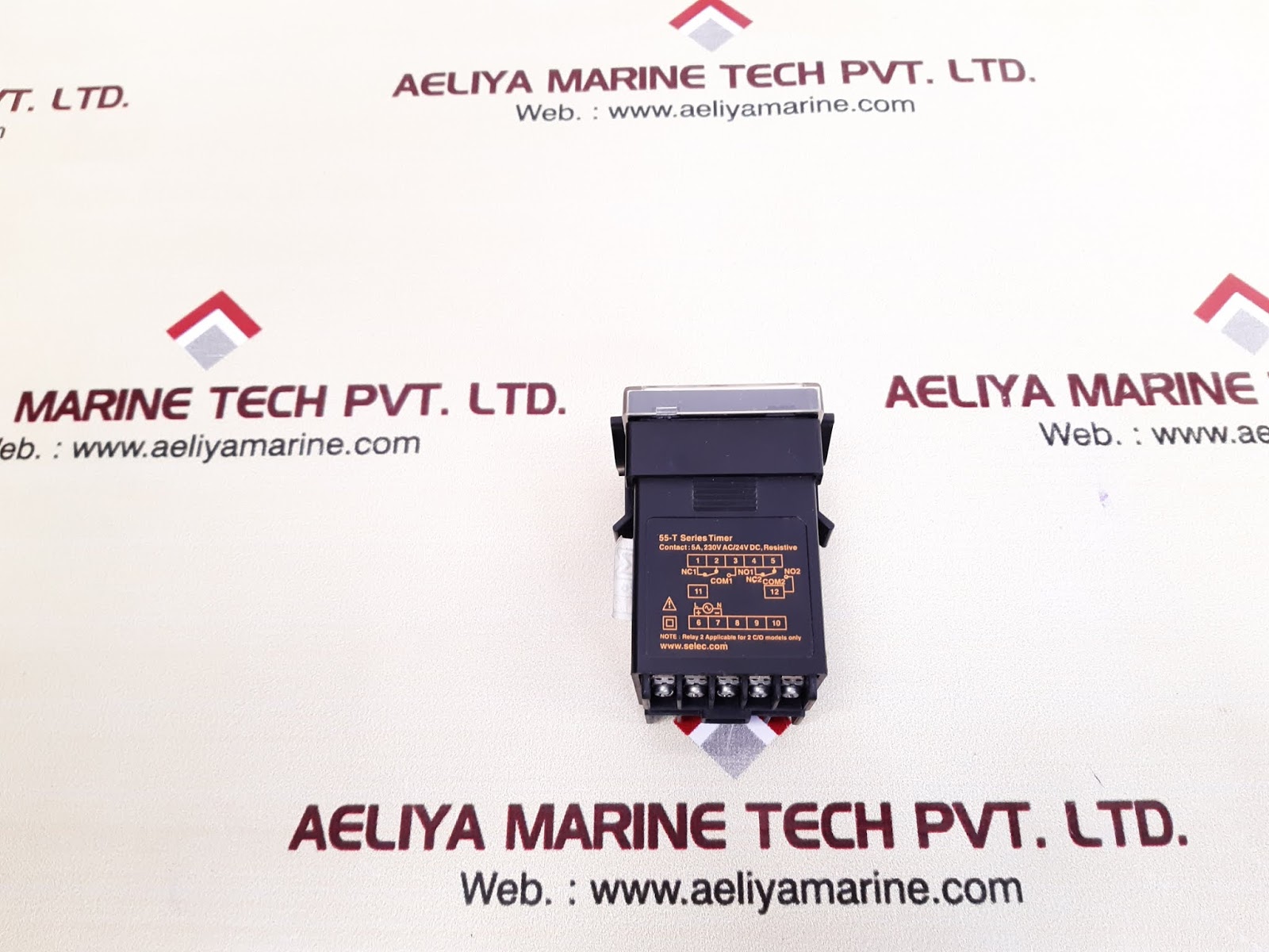 SELEC 55-XC PANEL MOUNTED TIMER - Aeliya Marine