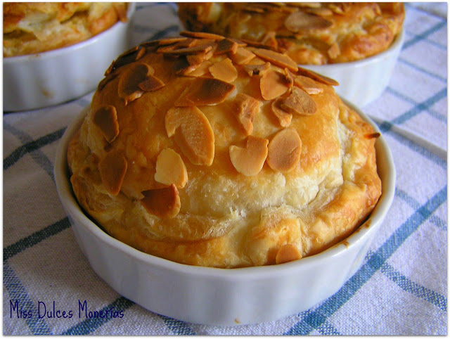 Sabores del Mundo: Mini Pithiviers con frangipane al chocolate blanco
