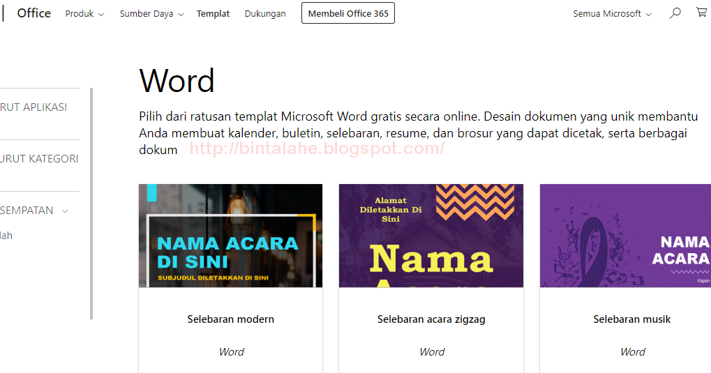 6 Situs Terbaik Untuk Mengunduh Template Microsoft Word - Ninna Wiends