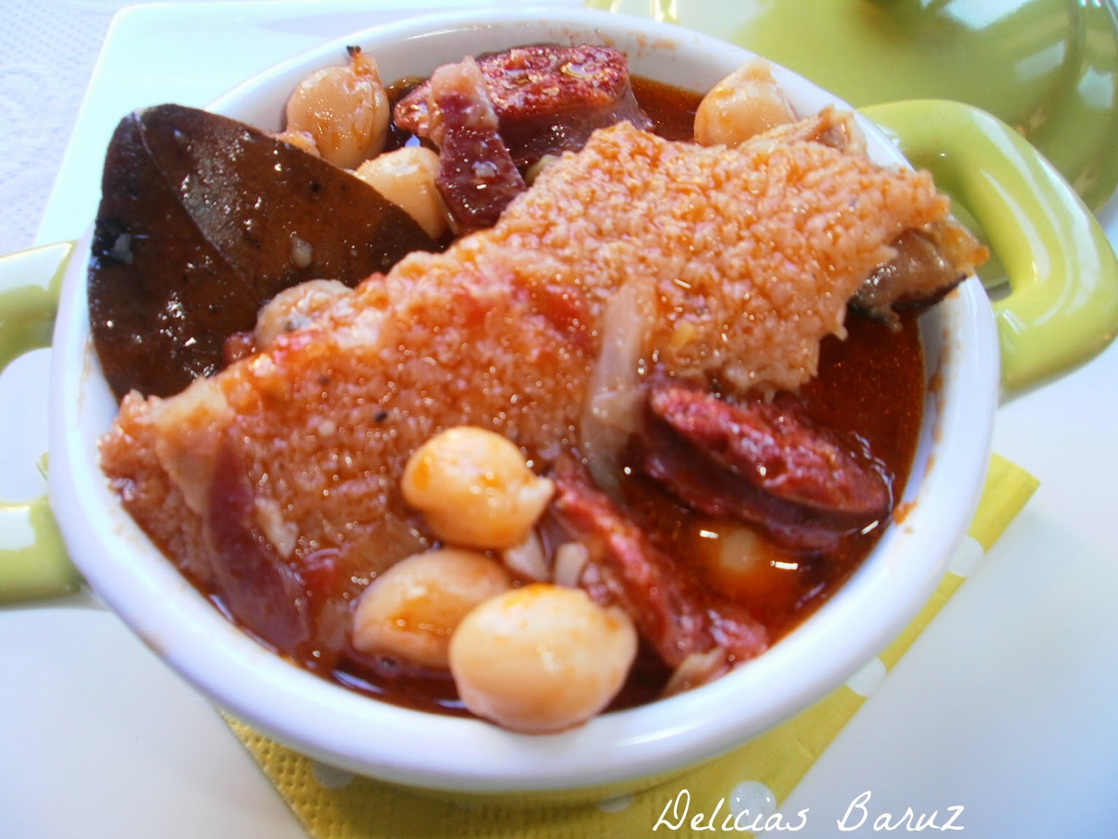 Delicias baruz: CALLOS CON GARBANZOS