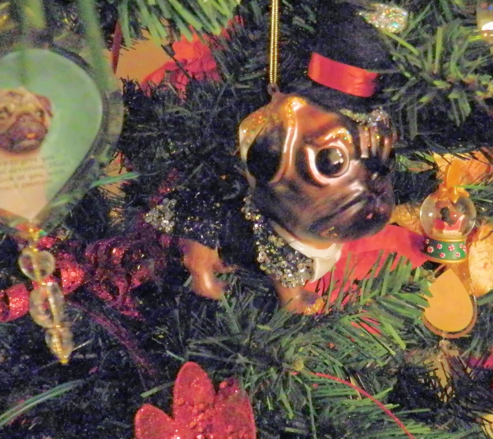 Pugs & Purrs: Special New Pug Ornaments