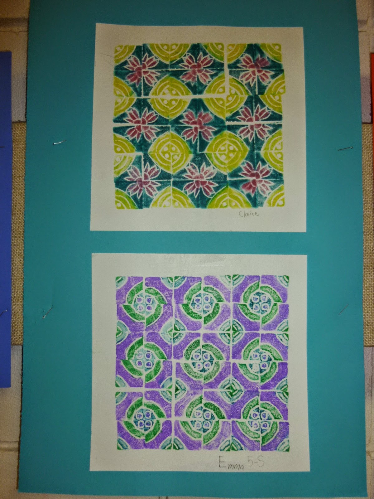 Mrs. Werner's Art Room: 5th Grade Printmaking