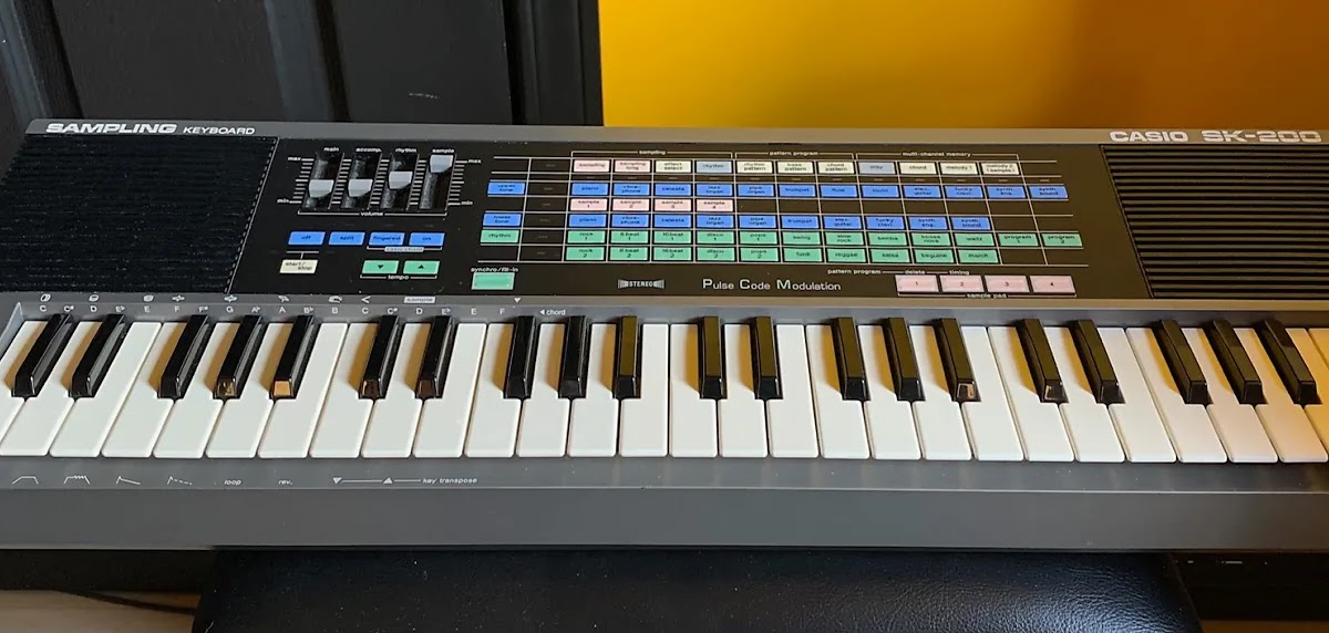 MATRIXSYNTH: Casio SK-200 Sampling Keyboard