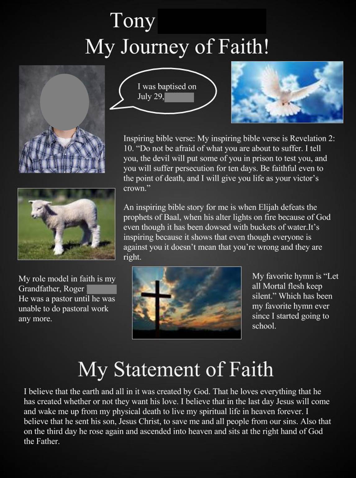 The Carpenter's Ministry Toolbox: CONFIRMATION: Need a culminating ...