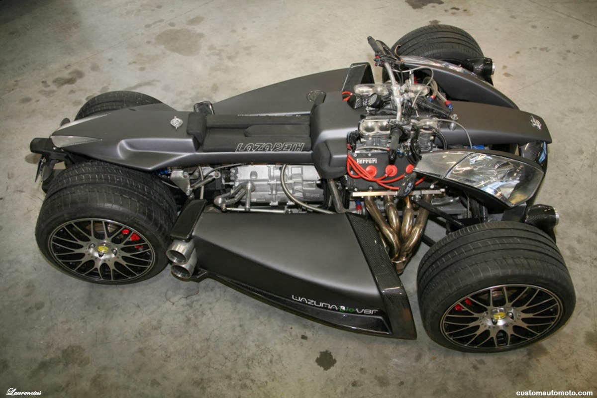 Foto Motor Wazuma V8F Bermesin Ferrari - Laurencius