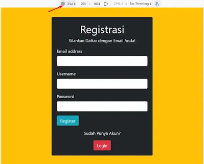 Form Registrasi Simpel dengan HTML, CSS dan Bootstrap - Awonapa ...