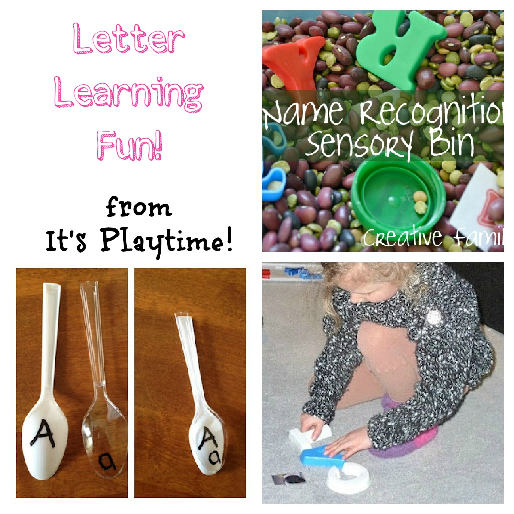 Alphabet Play Ideas [from It's Playtime!] - The Imagination Tree