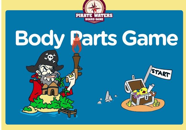 English is FUNtastic: Body Parts - Interactive Pirate Board Game