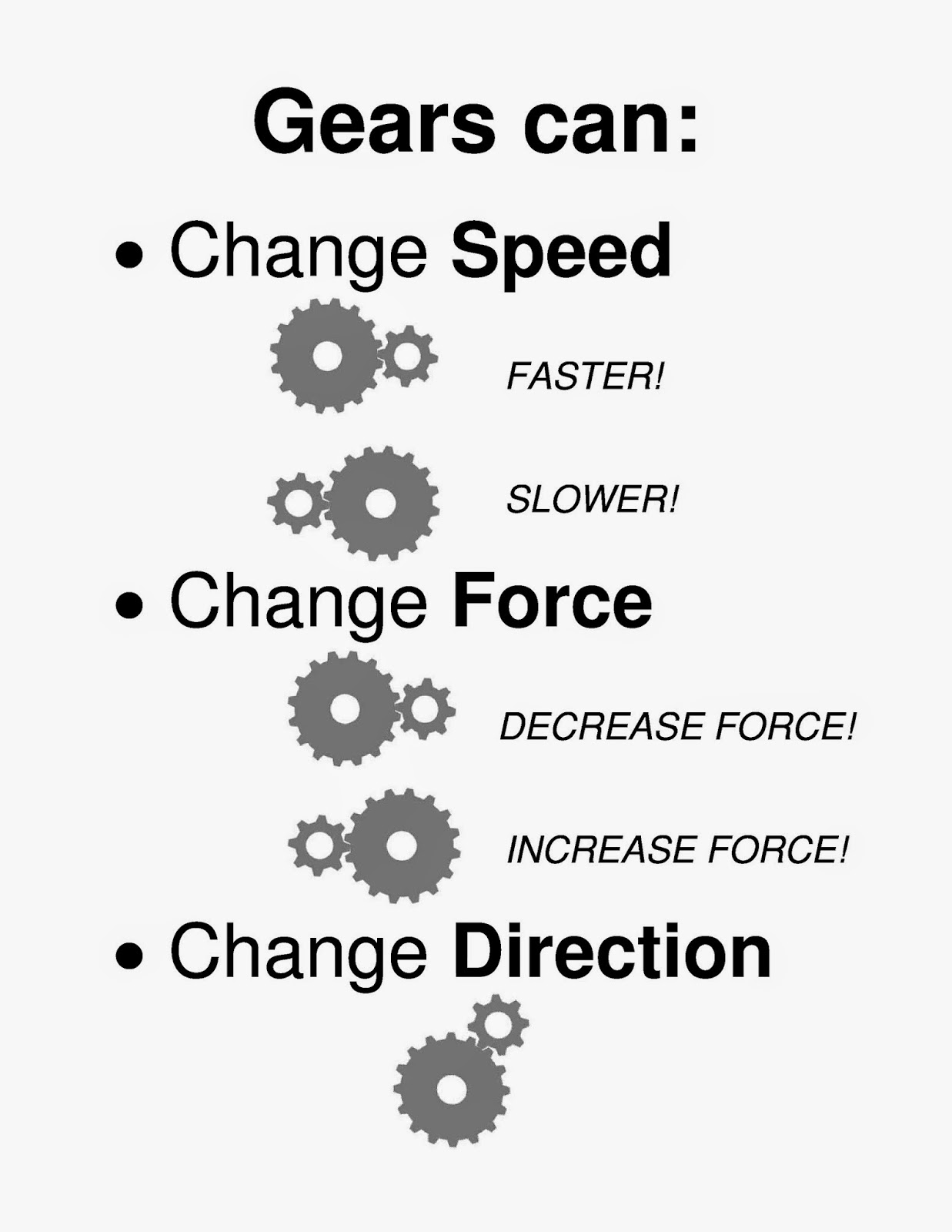 Gear Train Worksheets