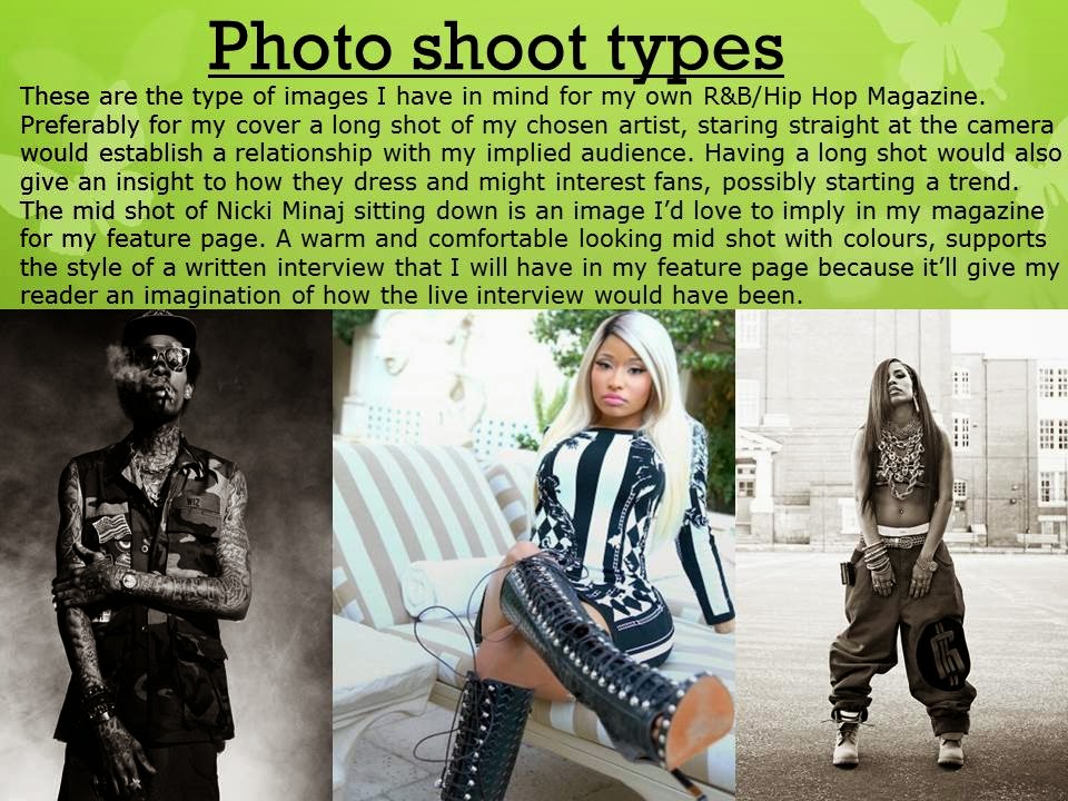Media AS Production: Photo Shoot Types