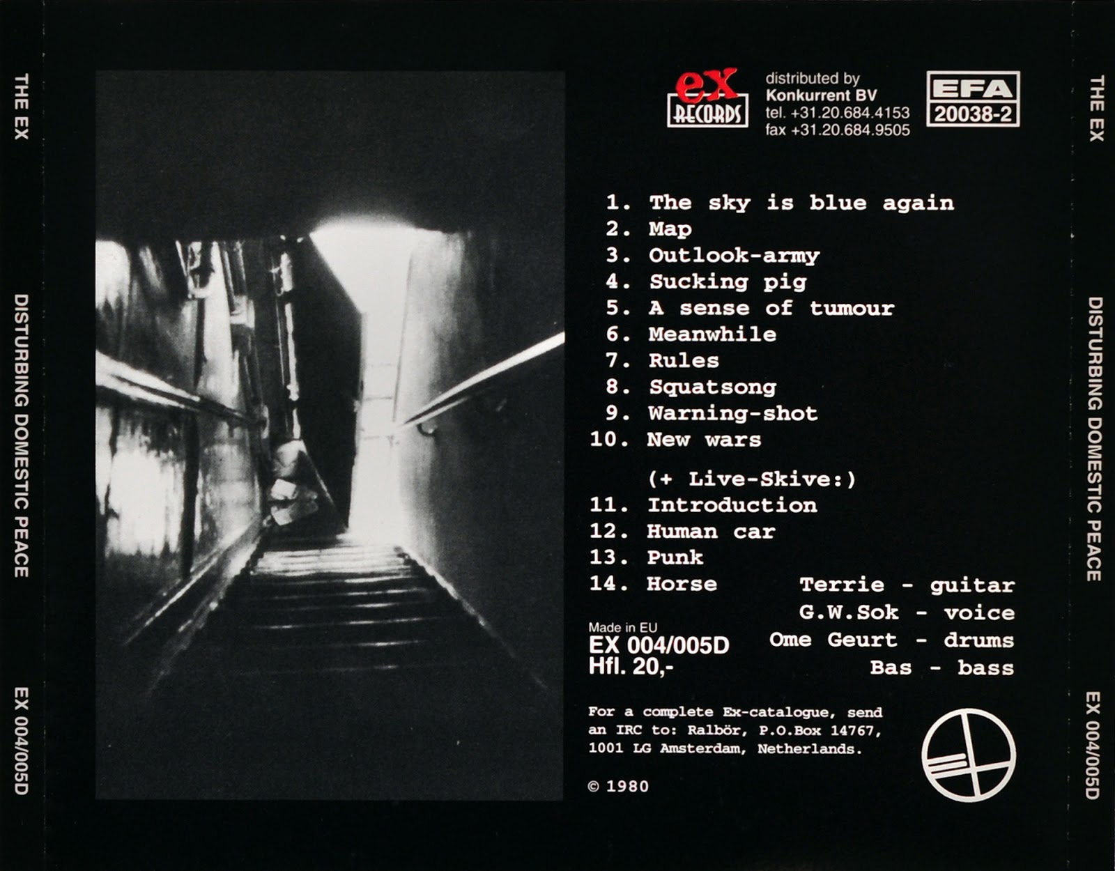 THE SKY IS BLUE AGAIN: The Ex - Disturbing Domestic Peace, History Is ...