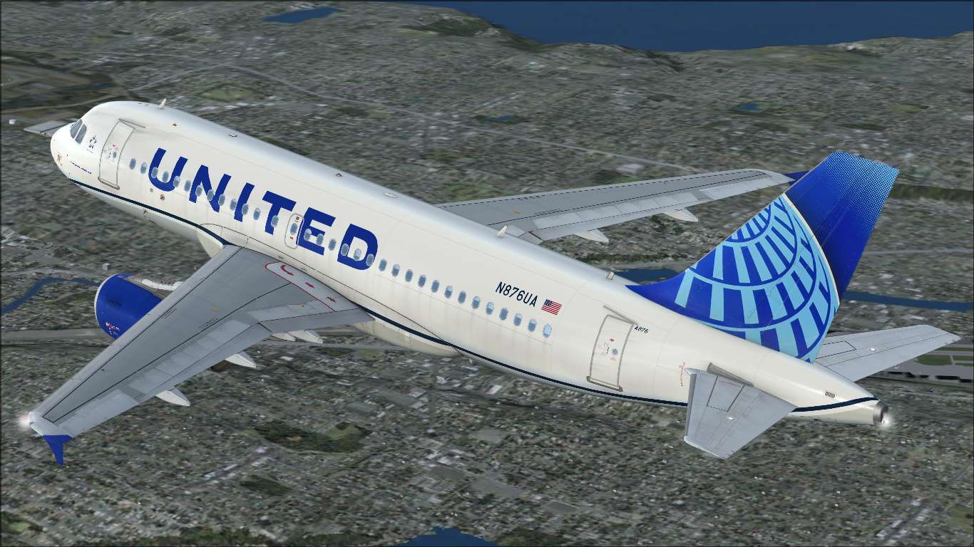 Texturas Brasileiras: United Airlines (circa 2019) N876UA Airbus A319