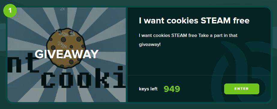 免費序號領取：I want cookies – Steam 免費遊戲情報站