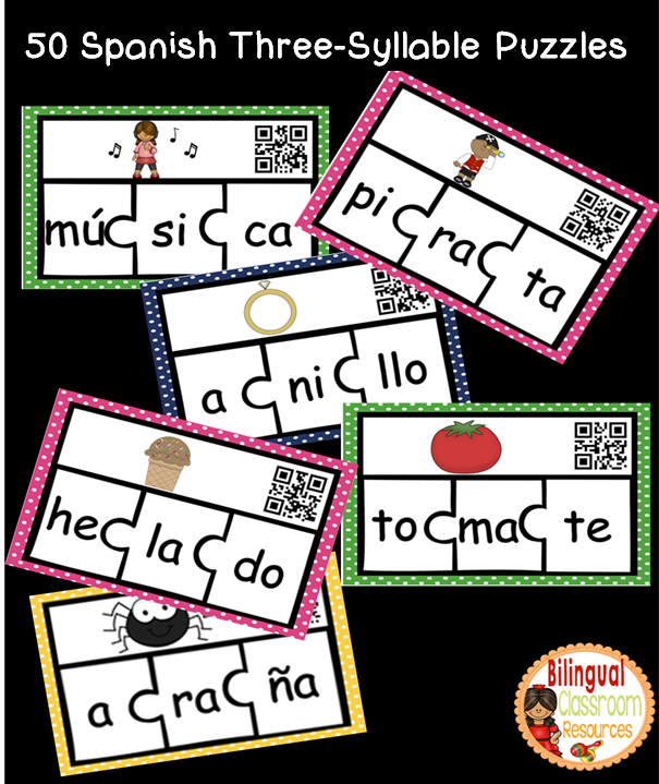 Effective Way to Practice Syllables In Spanish | Bilingual Classroom ...