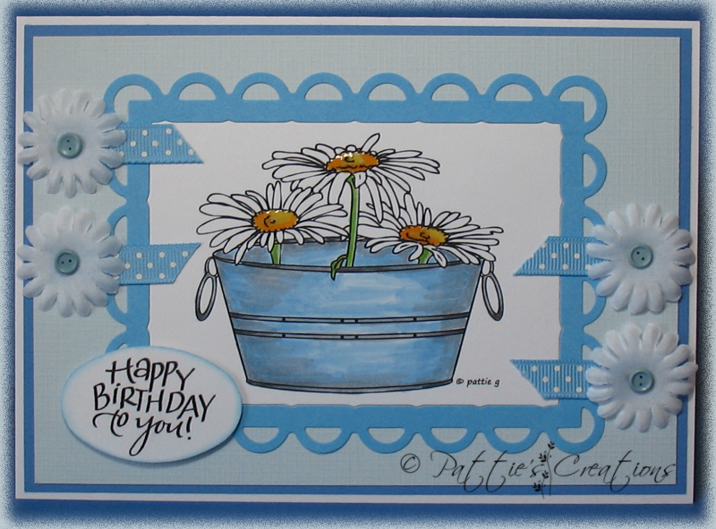 Pattie's Creations: Happy Birthday Daisies